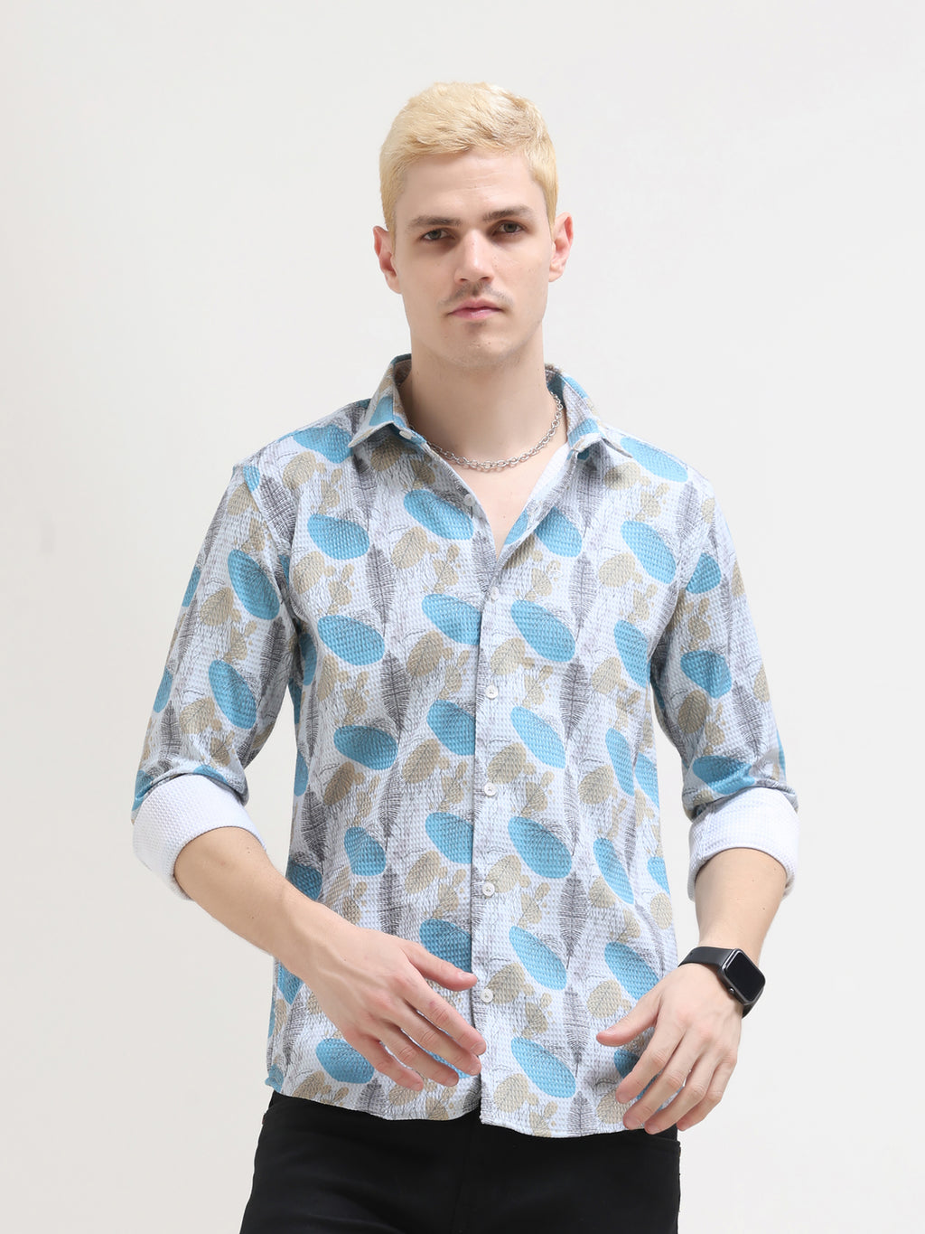 Powder Pink Slim Fit Shirt – Address Apparels