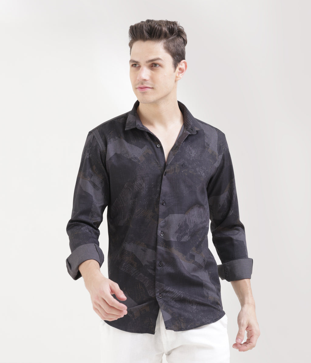 Black Classic Fit Shirt: Versatile Style – Address Apparels